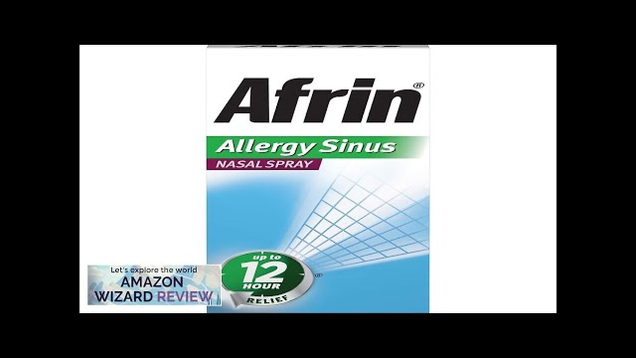 Afrin Nasal Spray 12 Hour Relief Allergy Sinus 0.5 fl oz (Pack Review
