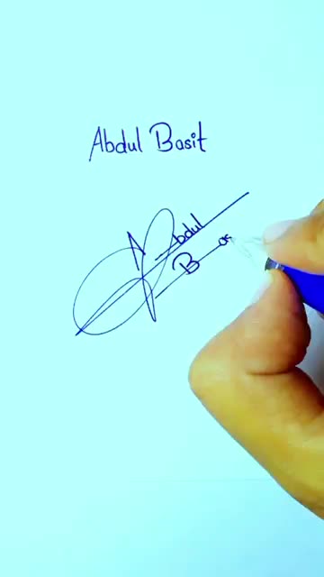Name signature