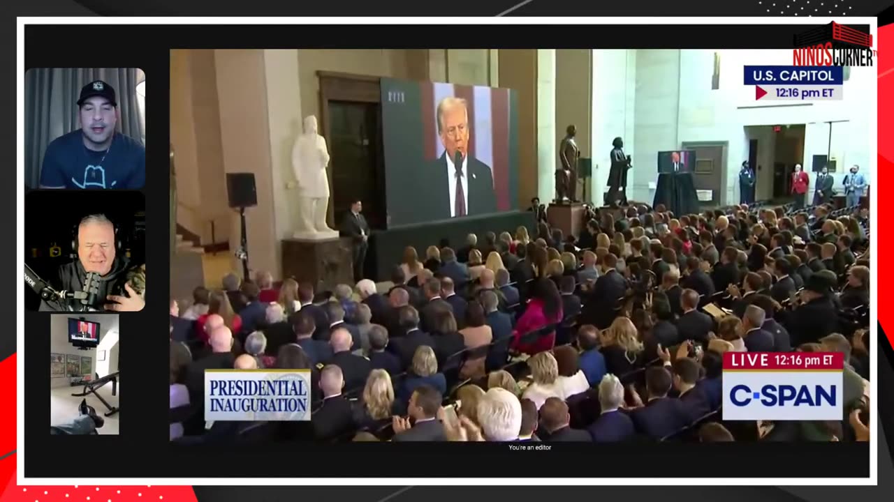 Juan O Savin w/ Bo Polny, Nino and Ron Partain: INAUGURATION DAY 2025 ...