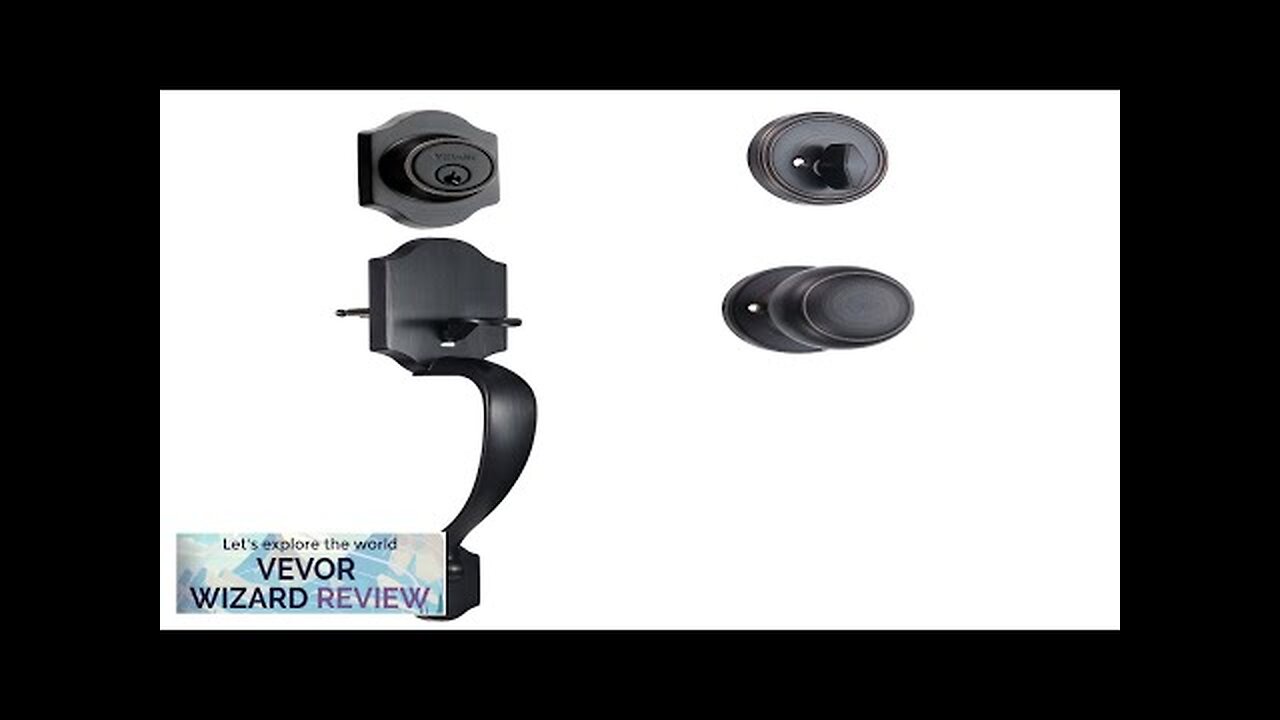 VEVOR Front Door Handle and Deadbolt Set Antique Copper Front Door Lock ...