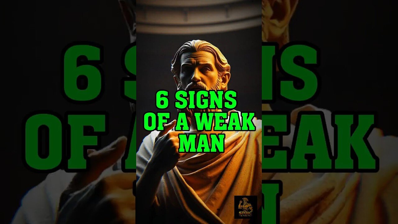 6 Signs Of A Weak Man