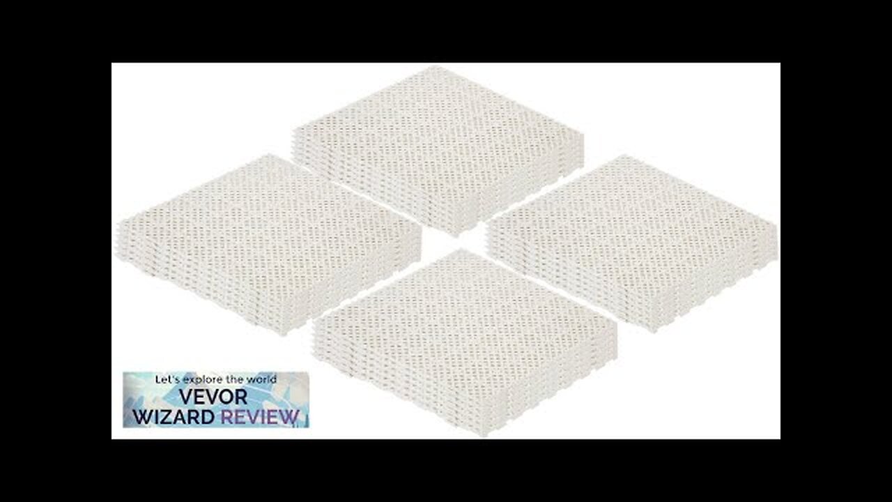 VEVOR Drainage Tiles Interlocking 25 Pack White Outdoor Modular ...