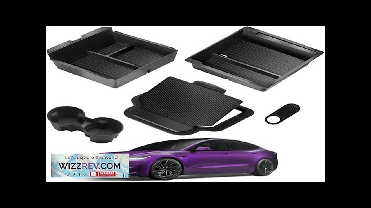 2024 Newest Center Console Organizer Tray for Tesla Model 3 Highland ...