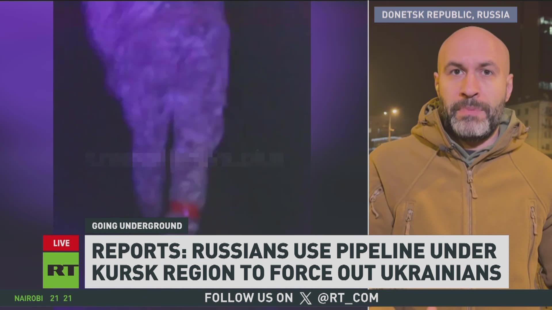 Russians use gas pipeline for daring attack on Ukrainians in Kursk