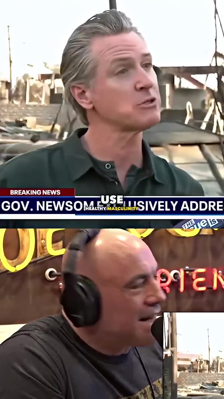 Rogan Reacts to Gavin Newsom's Creepy Speech