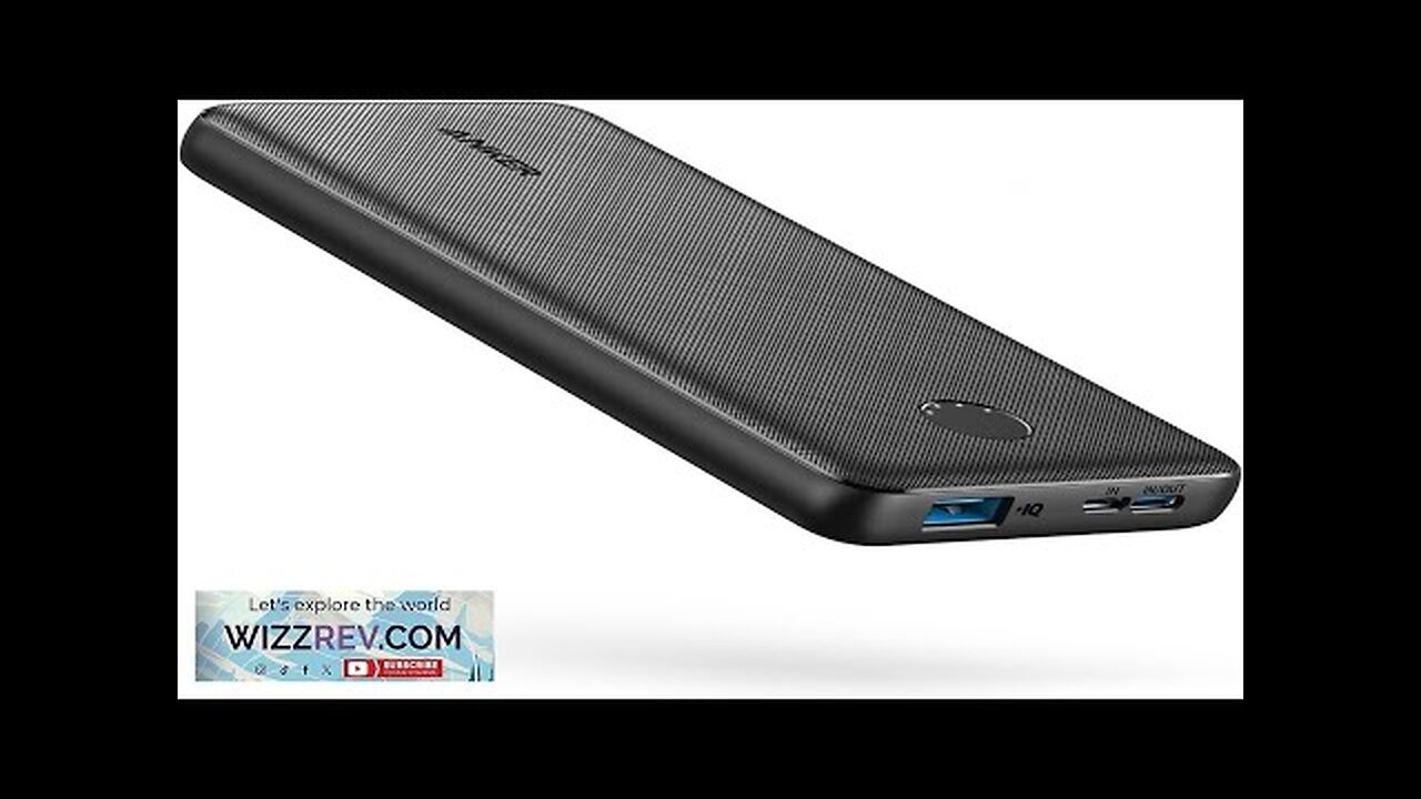 Anker Power Bank (PowerCore 10K) Compact Travel-Ready 10000mAh Battery ...