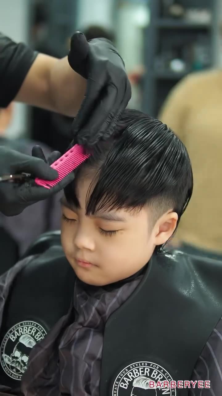 Mullet x twoblock hair stylish