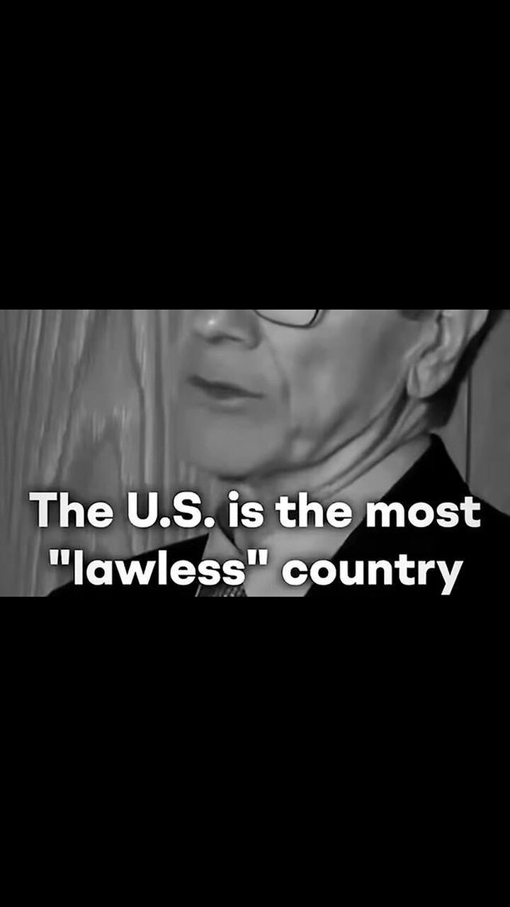 The US is the most lawless and dangerous country in the world
