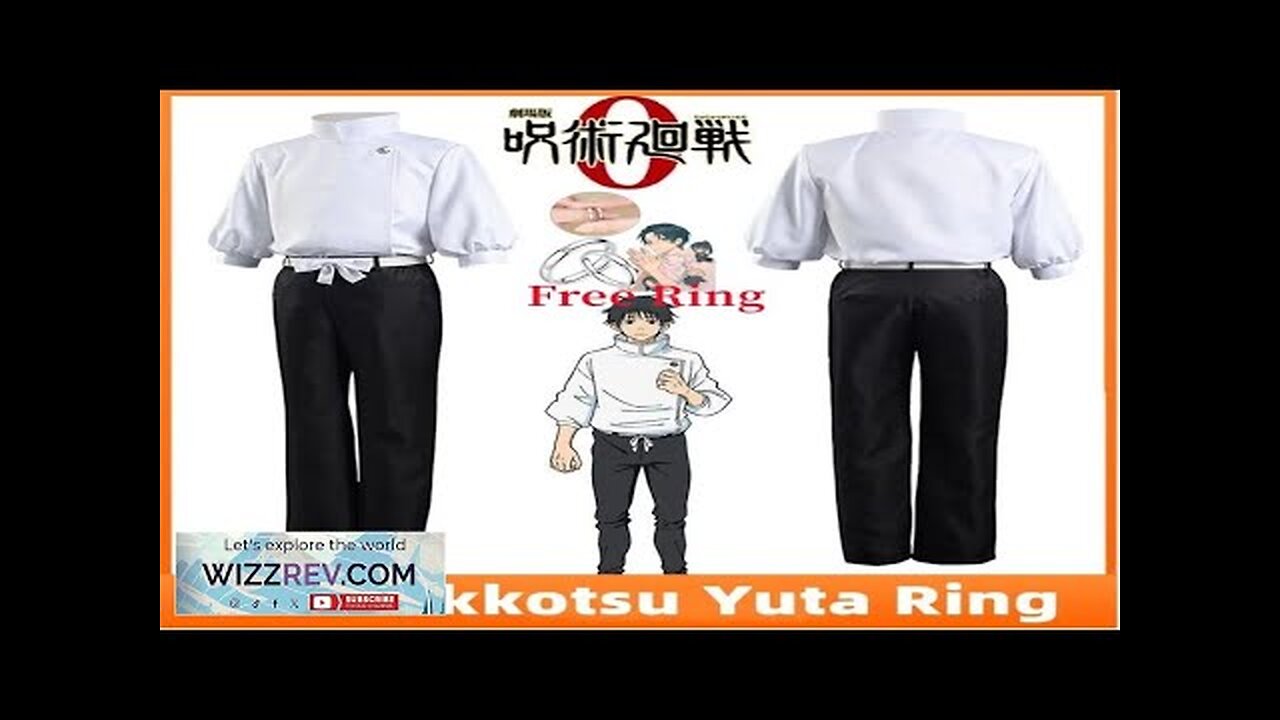 Anime Jujutsu Kaisen Yuta Okkotsu Cosplay Costume Men Women Halloween ...