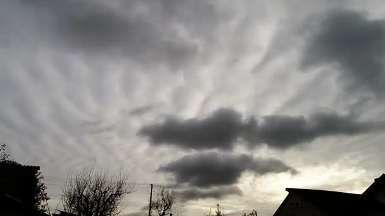 Cloudy Weather Timelapse Sky Video Background Footage