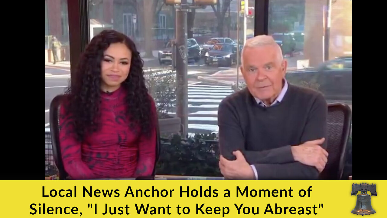 Local News Anchor Holds a Moment of Silence, "I Just Want to Keep You ...