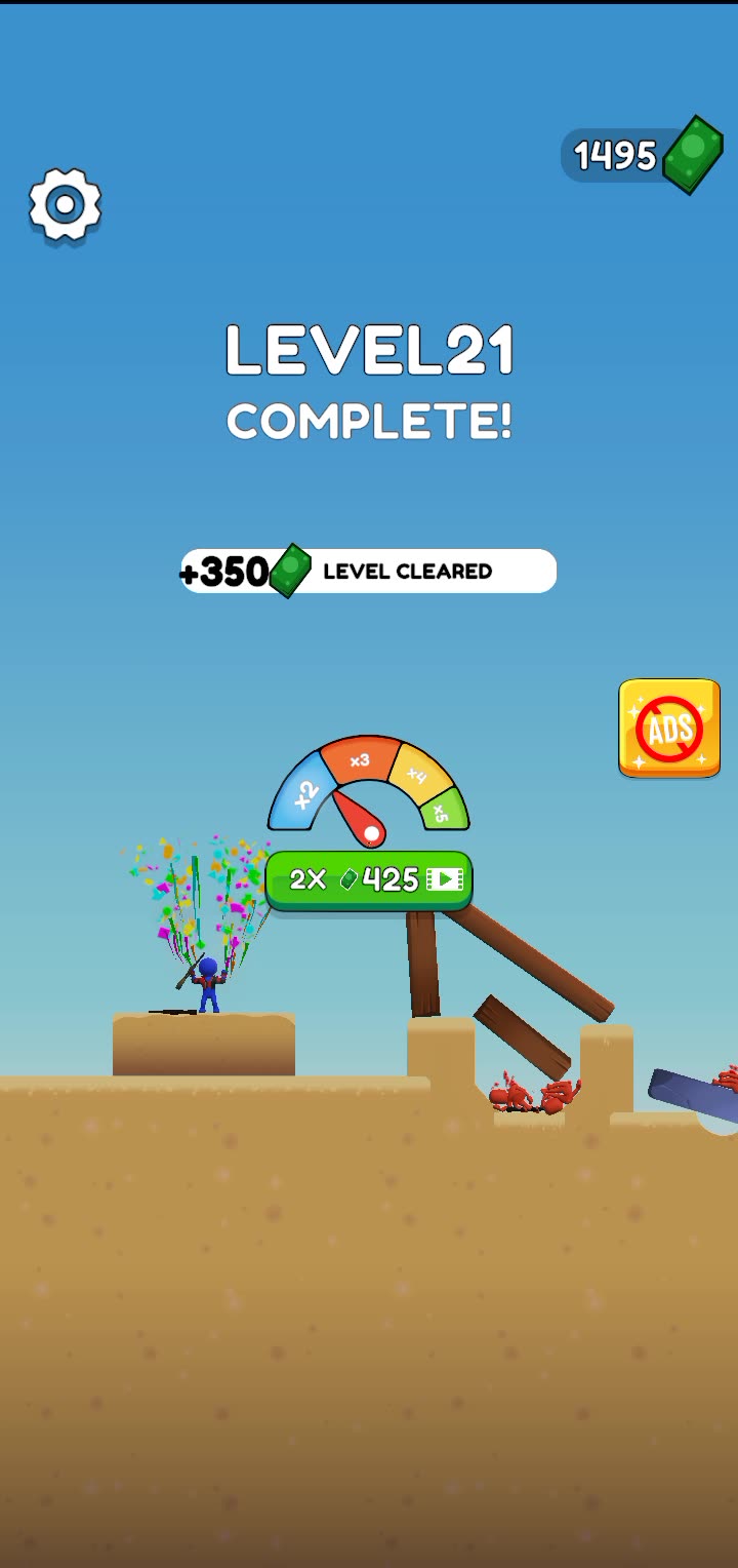 Bazooka Boy Game Level 21