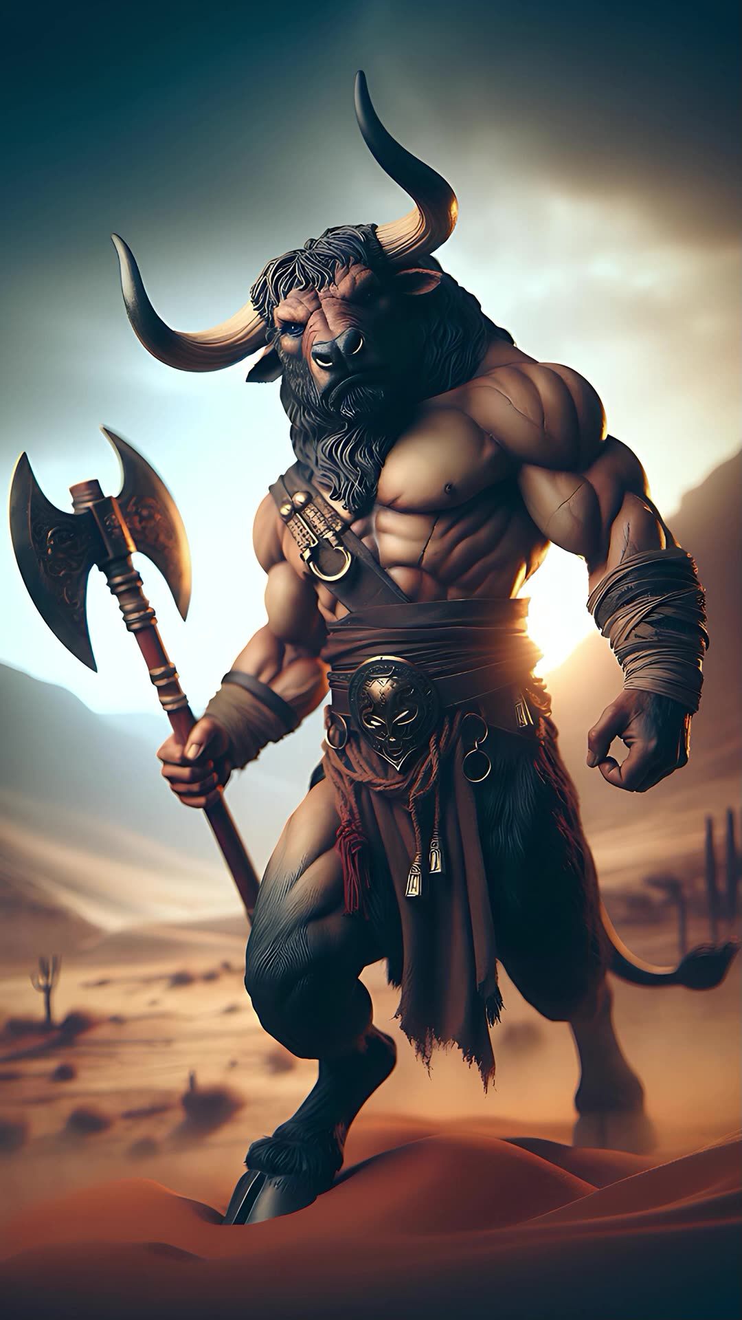 Minotaur - creature from Greek mythology