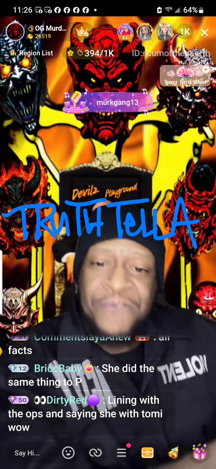 OG MURDA LIVE AMAZING DIVA JOINS AFTER READING 5150 ON GRANDMA D PANEL ...