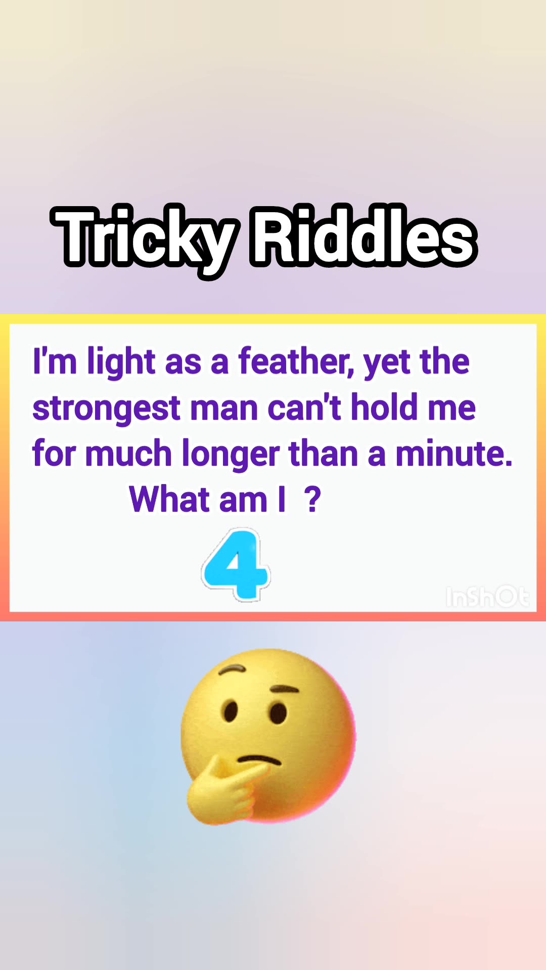 Tricky Riddles