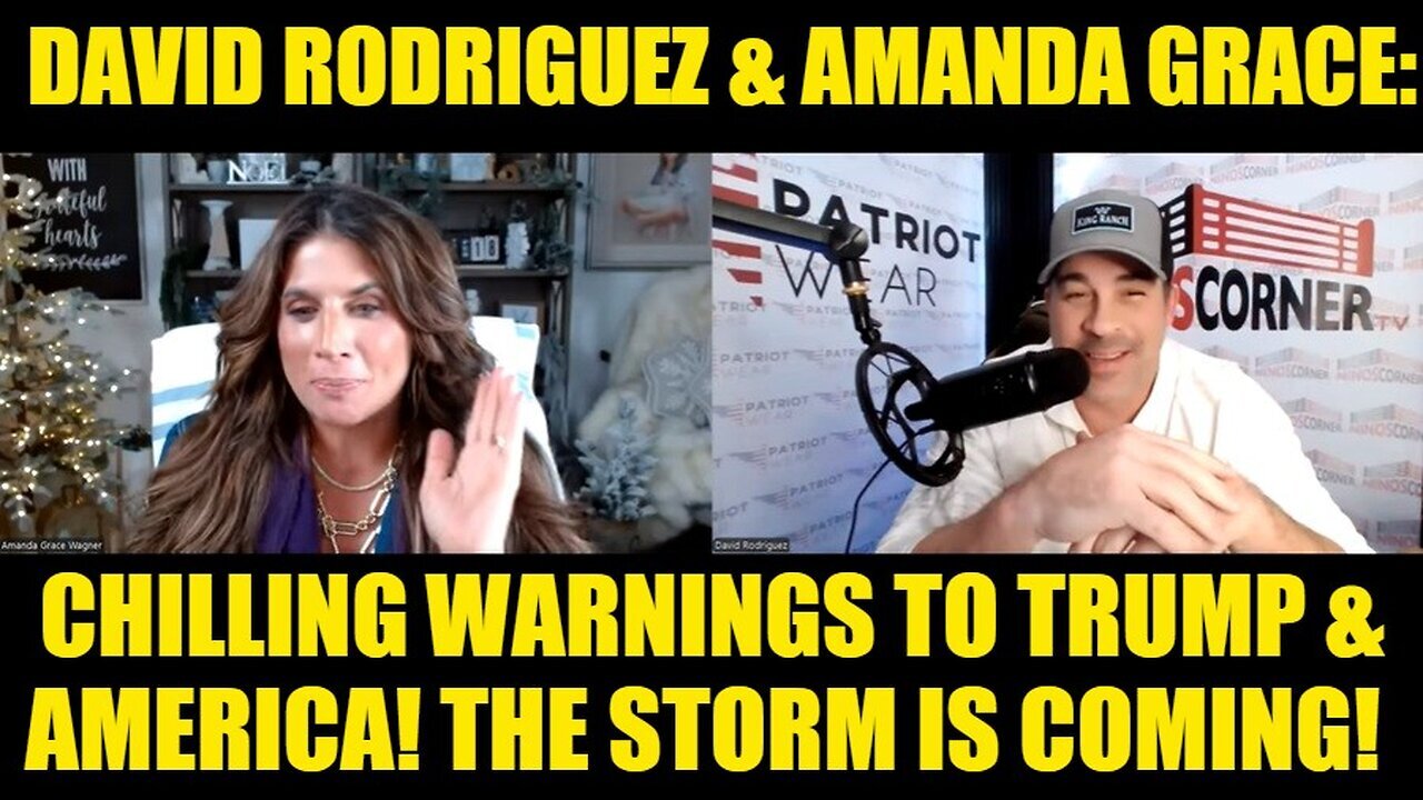 David Rodriguez & Amanda Grace: Chilling Warnings To Trump & America ...