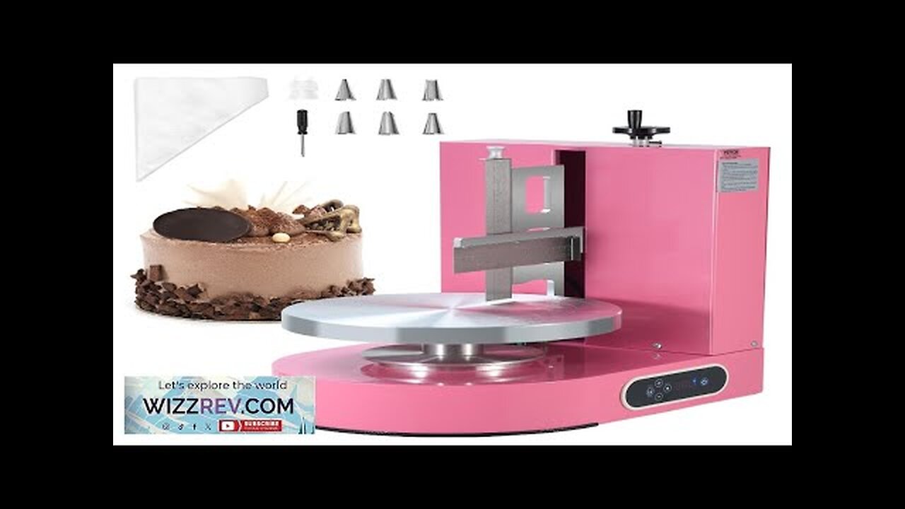 VEVOR Cake Decorating Machine Cake Frosting Spreading for 4" to 12 ...