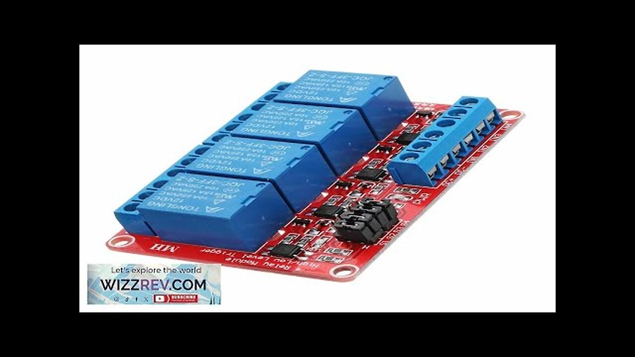 DC12V 4 Channel Level Trigger Optocoupler Relay Module Power Supply ...