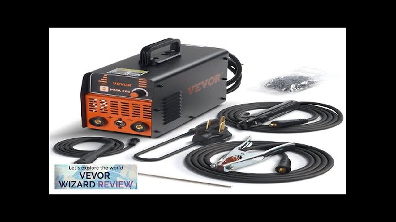 VEVOR Stick Welder 200Amp Stick & Plastic ARC Welder Machine 110/220V ...