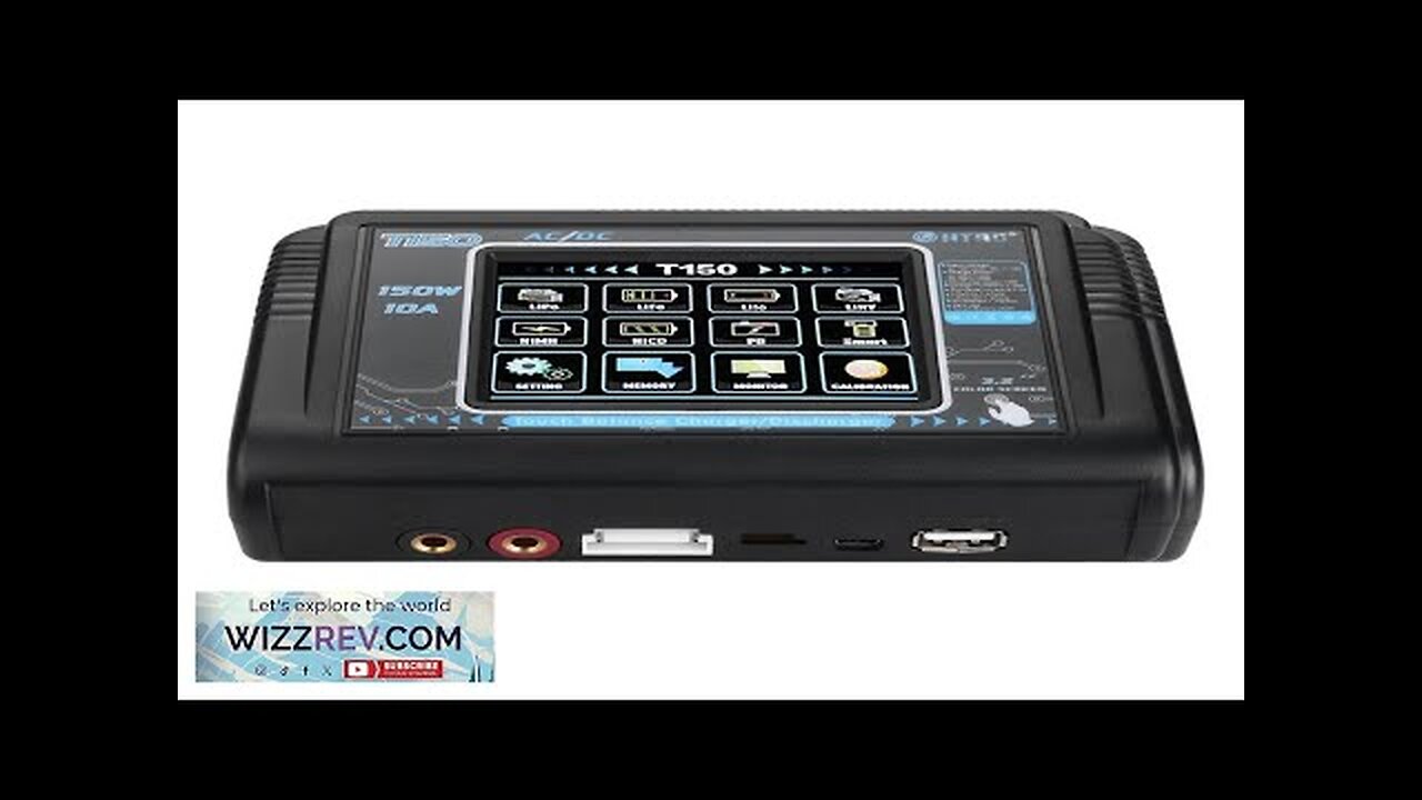 HTRC T150 AC/DC 150W 10A Touch Balance Smart Charger Discharger for ...