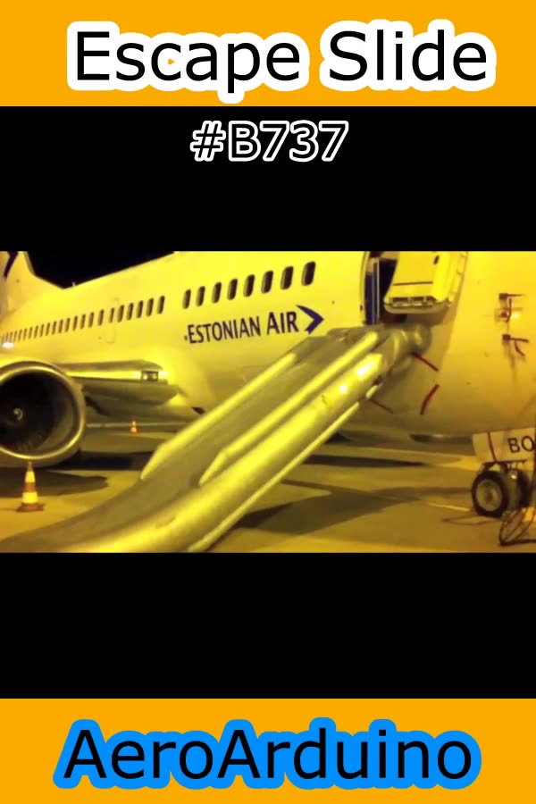 Watch Funny #Boeing #B737 Escape Slide Shooting Night Shift #Aviation #Fly #AeroArduino