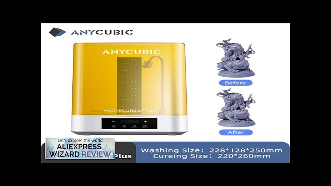 ANYCUBIC Wash & Cure 3 Plus Washing Curing 2 in 1 Machine Review