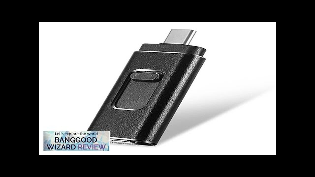 4 in 1 USB Flash Drive USB/Micro/iP/Type-C OTG Switchable Interface ...