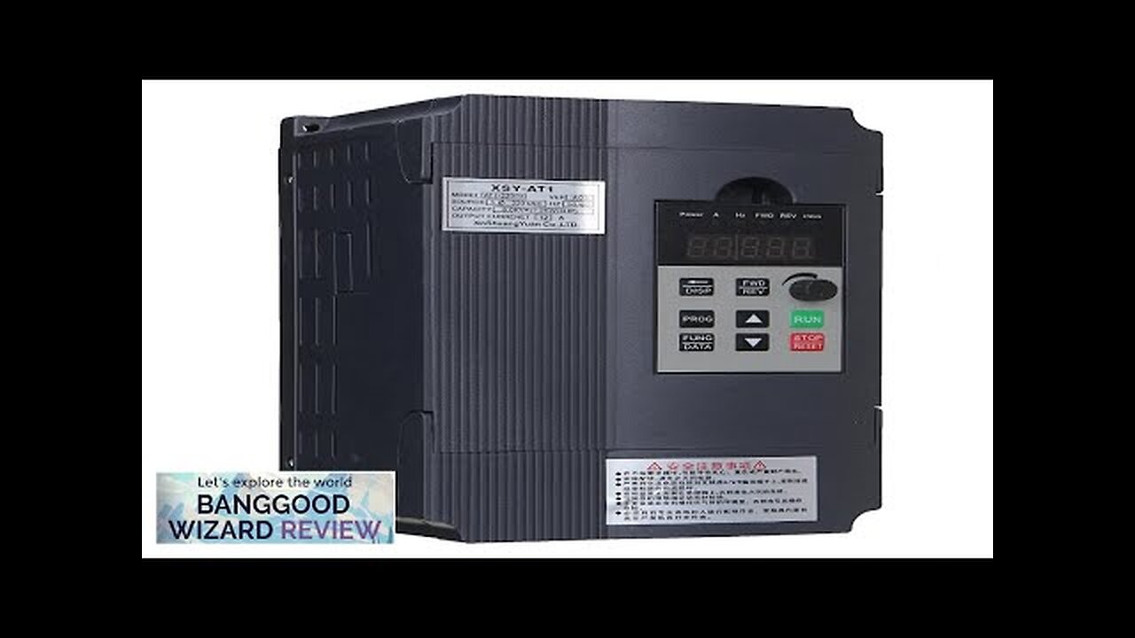 2.2KW 220V 12A Single Phase Input 3 Phase Output PWM Frequency ...