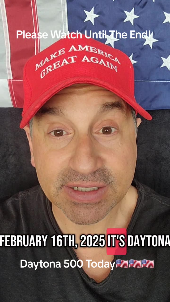 Trump Attends The Daytona 500 Today