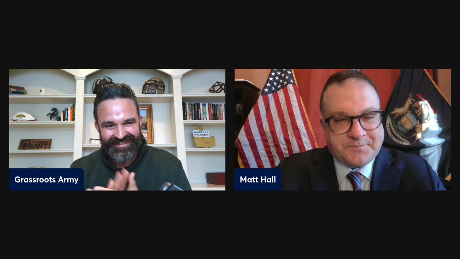 Speaker Matt Hall Joins Garrett Soldano And The Grassroots Army to ...