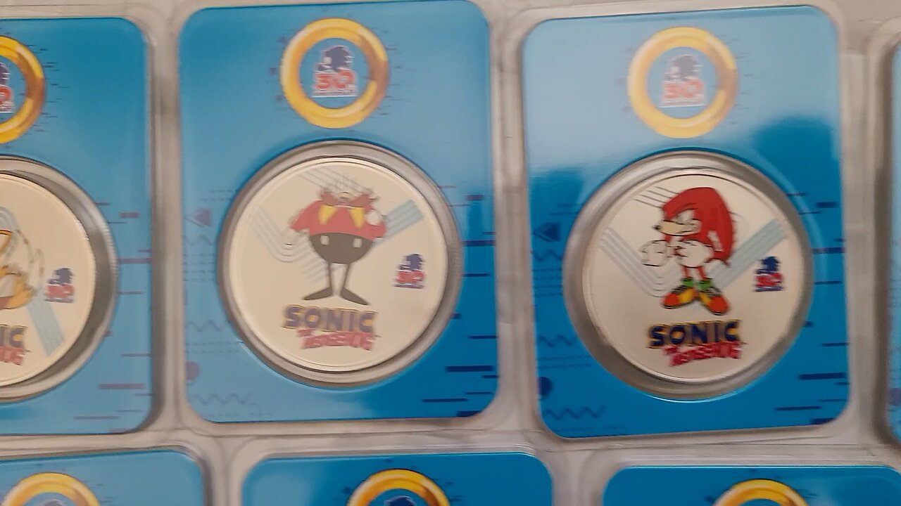 Sonic The Hedgehog 30th Anniversary Officially Licensed Silver Coins