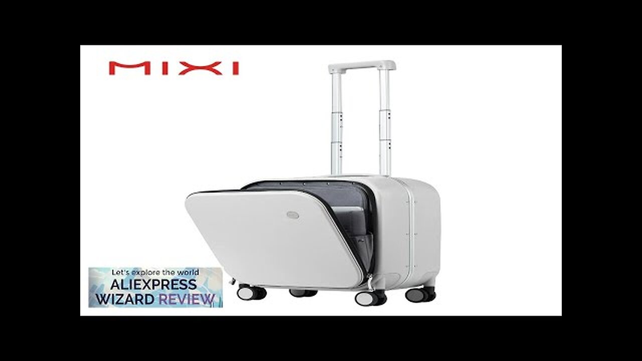 Mixi Patent Design Aluminum Frame Suitcase Carry On Rolling Luggage ...
