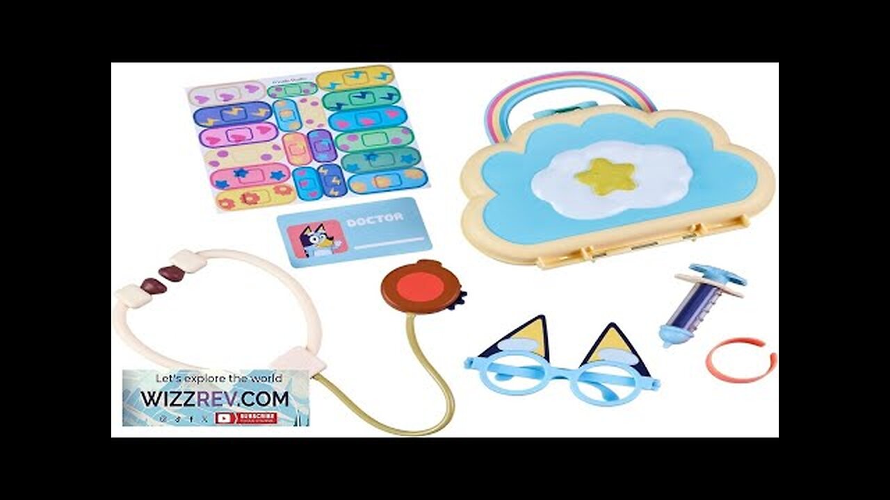 Bluey Cloud Bag Doctor's Set Doctor Check Up Set Toy Doctor's Playset ...