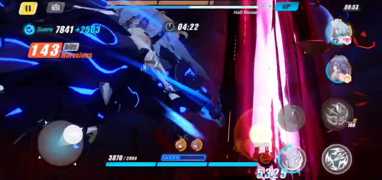 Honkai Impact 3rd Memorial Arena Exalted Vs HOD Minion SS Difficulty Jan 13 2023