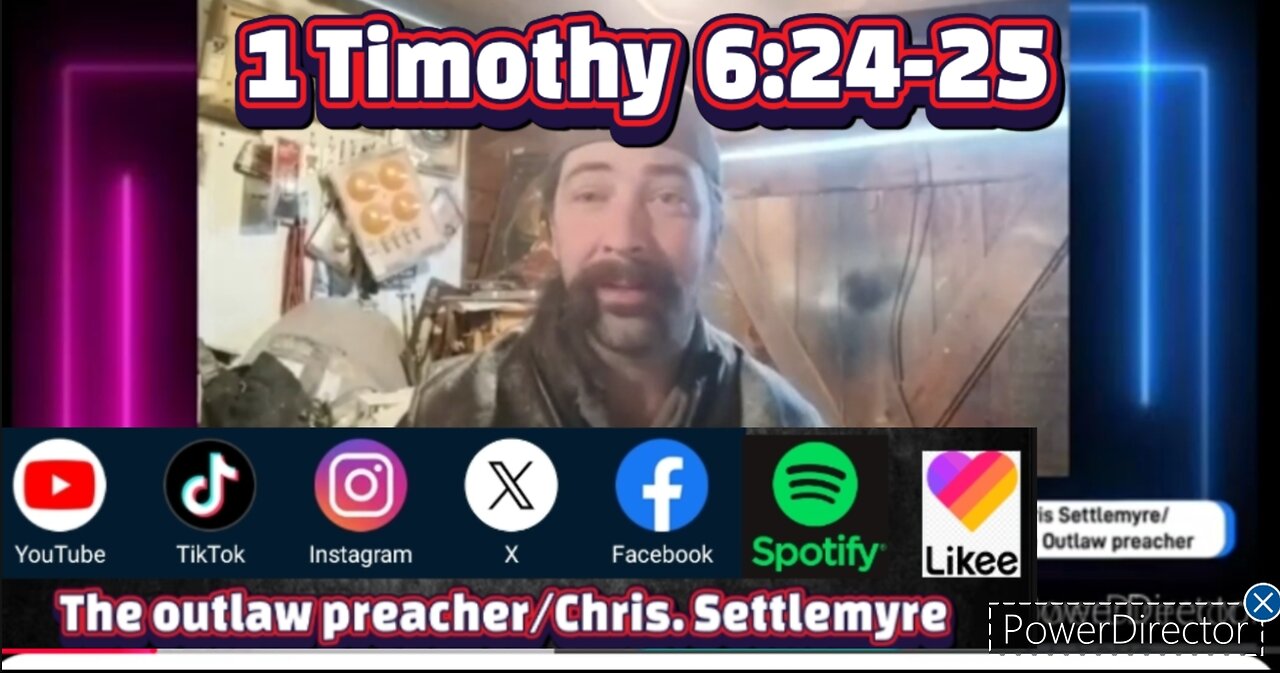1 Timothy 6:24-25#theoutlawpreacher #bibleverse