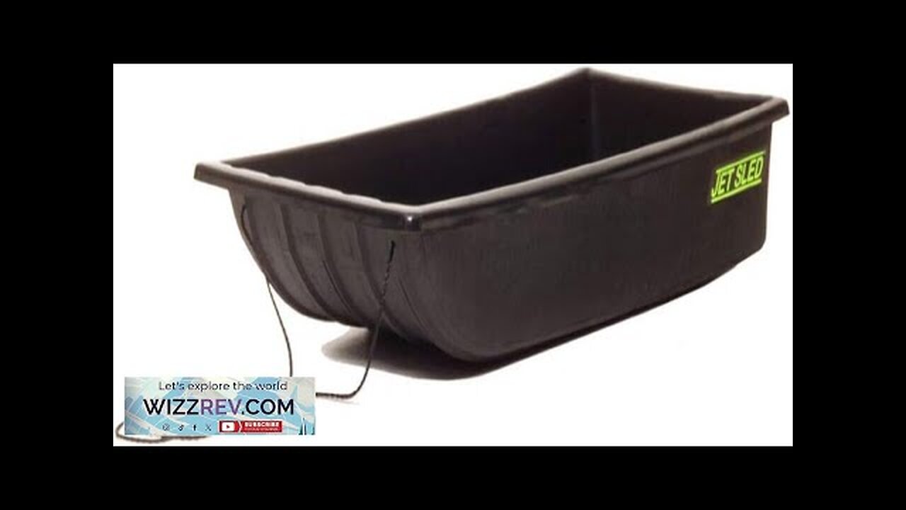 Jet Ice Fishing Sled Large Heavy-Duty Multi-Purpose Utility Sleds for ...
