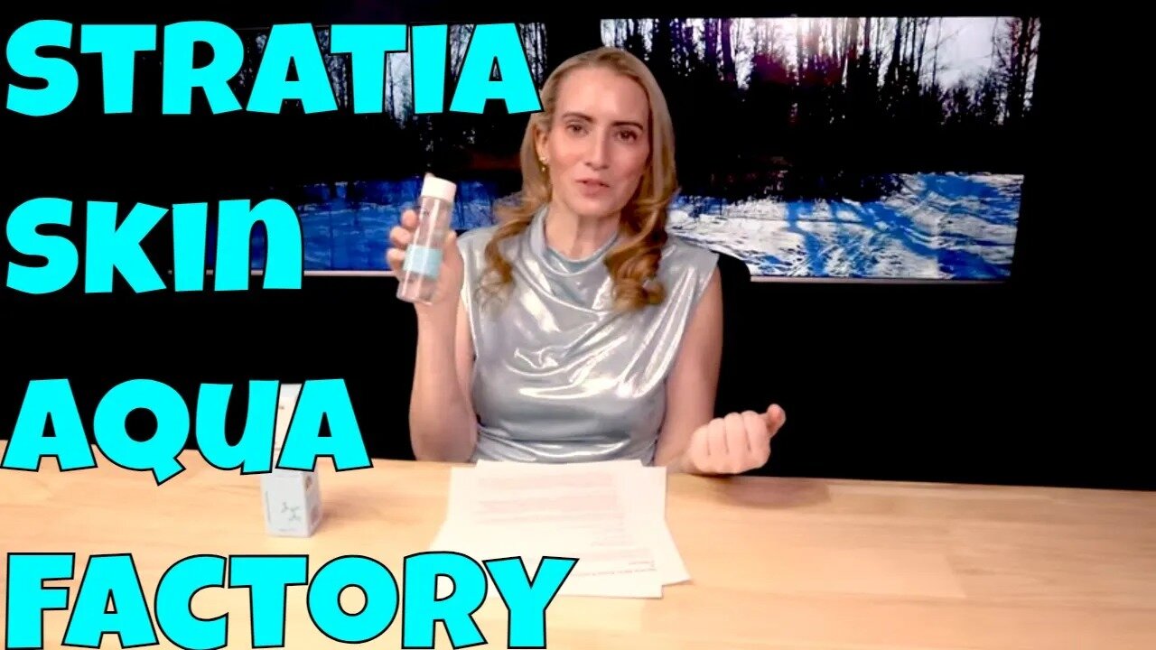 Stratia Skin New! 💧💧 Aqua Factory Hydrating Facial Toner Review, How to ...