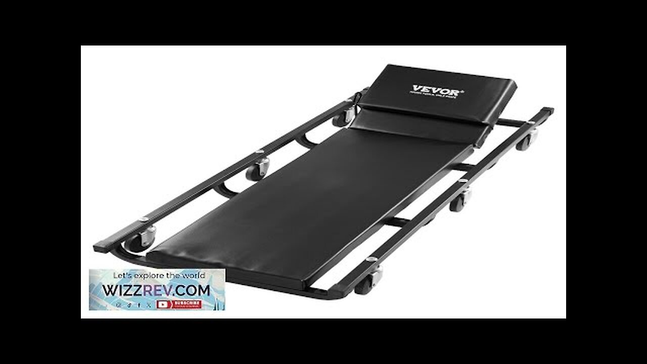 VEVOR 40 in Mechanic Garage Creeper 300 lbs Capacity Automotive Rolling ...