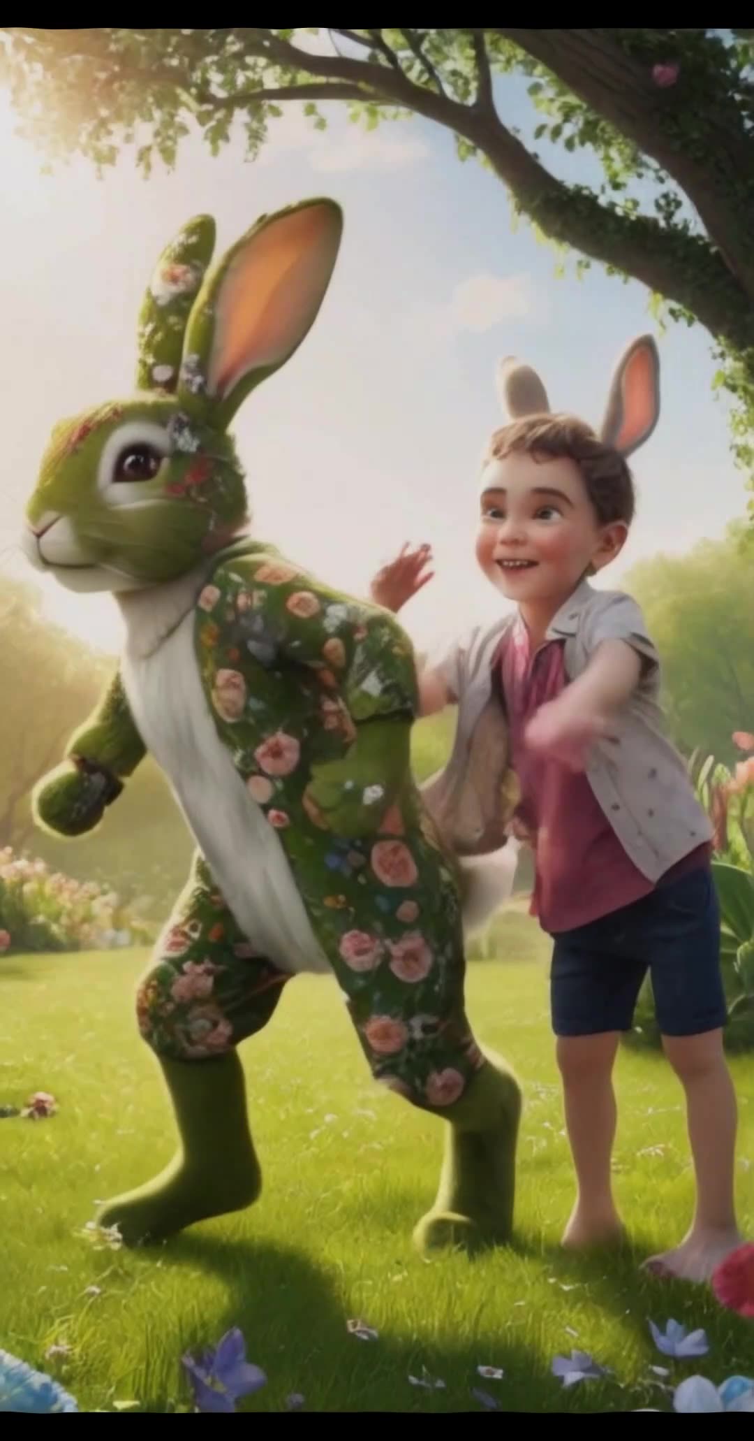 see how a rabbit can dance too#rabbit#dance#kid#pets#rumbleviral