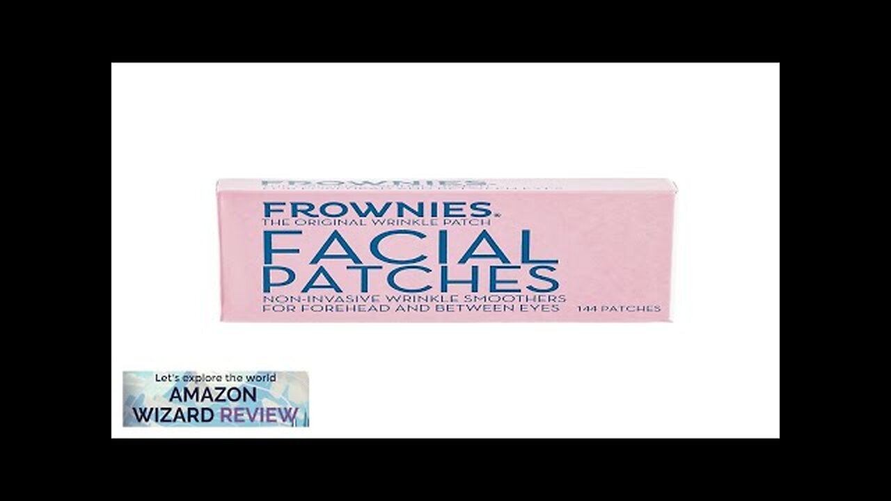 FROWNIES Forehead and Between the Eyes Wrinkle Patches Hypoallergenic ...