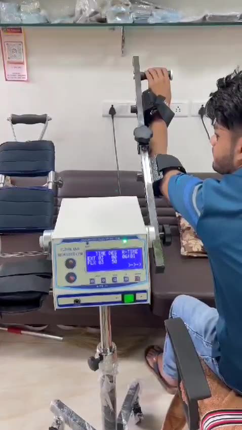 Shoulder Cum Elbow CPM Device with LCD Display Digital Model