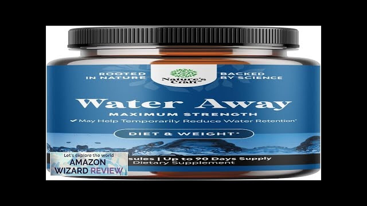 Water Away Pills Maximum Strength Herbal Diuretic Pills for Water ...
