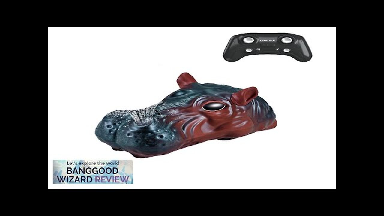 Smart Rc Hippo Boat Spray Water Remote Controlled Ship Submarine Robots ...