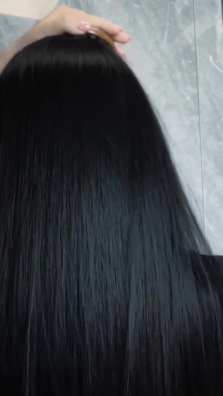 Long silky smooth hairs