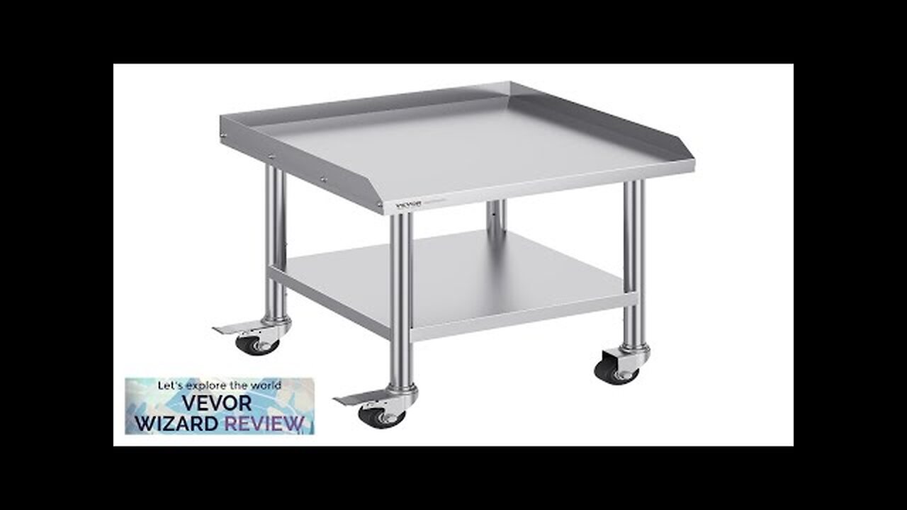VEVOR Stainless Steel Work Table 24 x 24 x 30 Inch Commercial Review