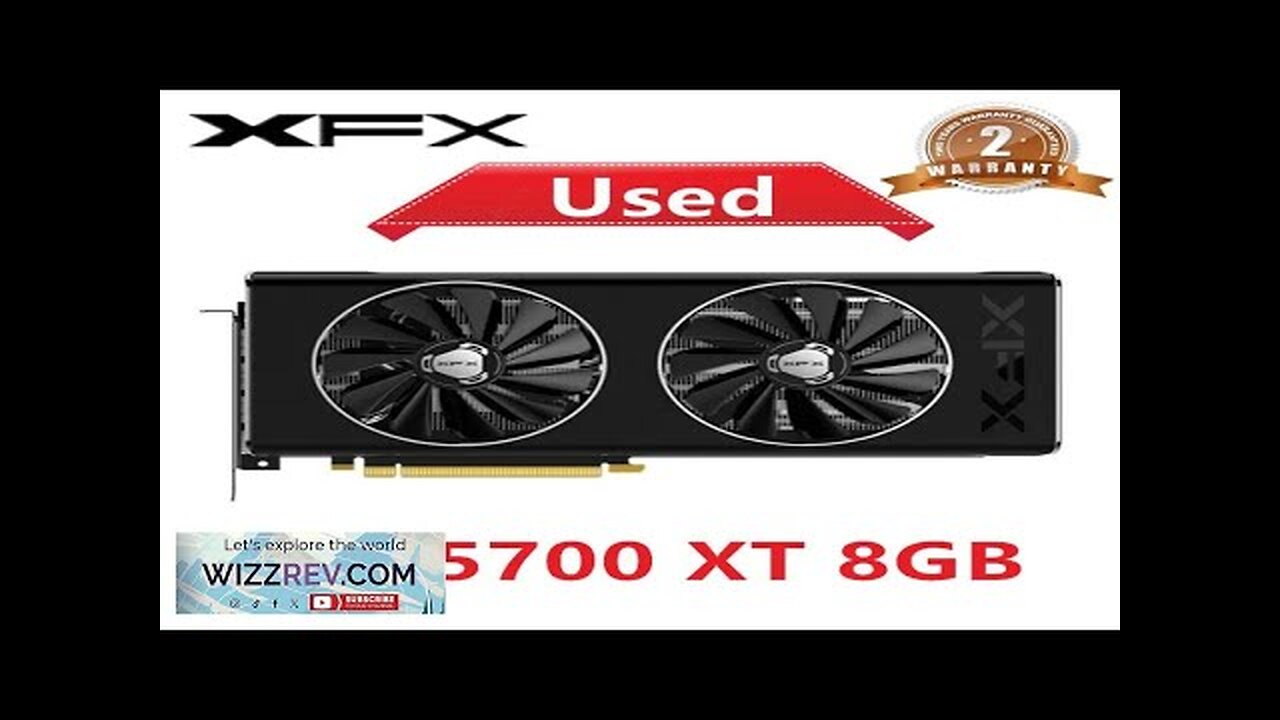 XFX RX 5700XT RX5700 XT 8GB Office Graphics Card GPU AMD RadeonRX Review
