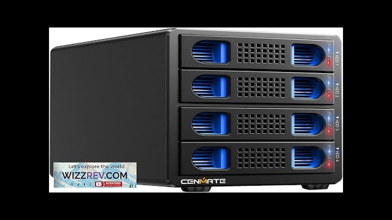 4 Bay Hard Drive RAID Enclosure with Cooling Fan for 2.5/3.5" SATA Review