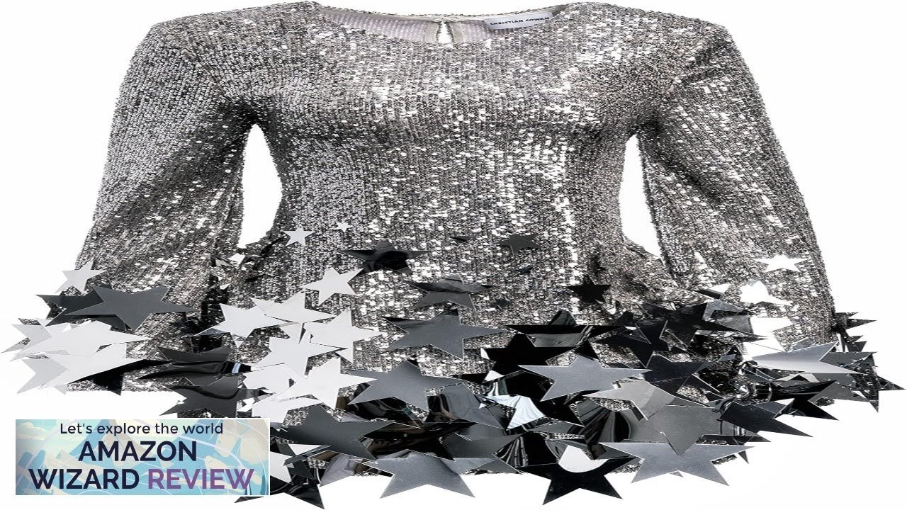 Christian Cowan Silver Growing Star Shift Dress Review