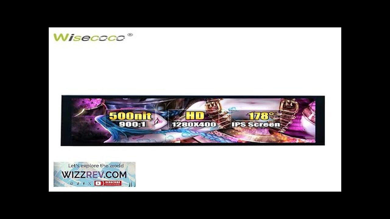 7.9 inch 1280x400 IPS AIDA64 Monitor CPU Temperature Display HDMI ...