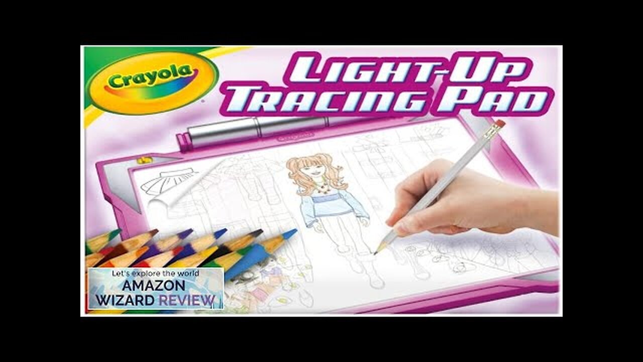 Crayola Light Up Tracing Pad Pink Drawing Pads for Kids Kids ...